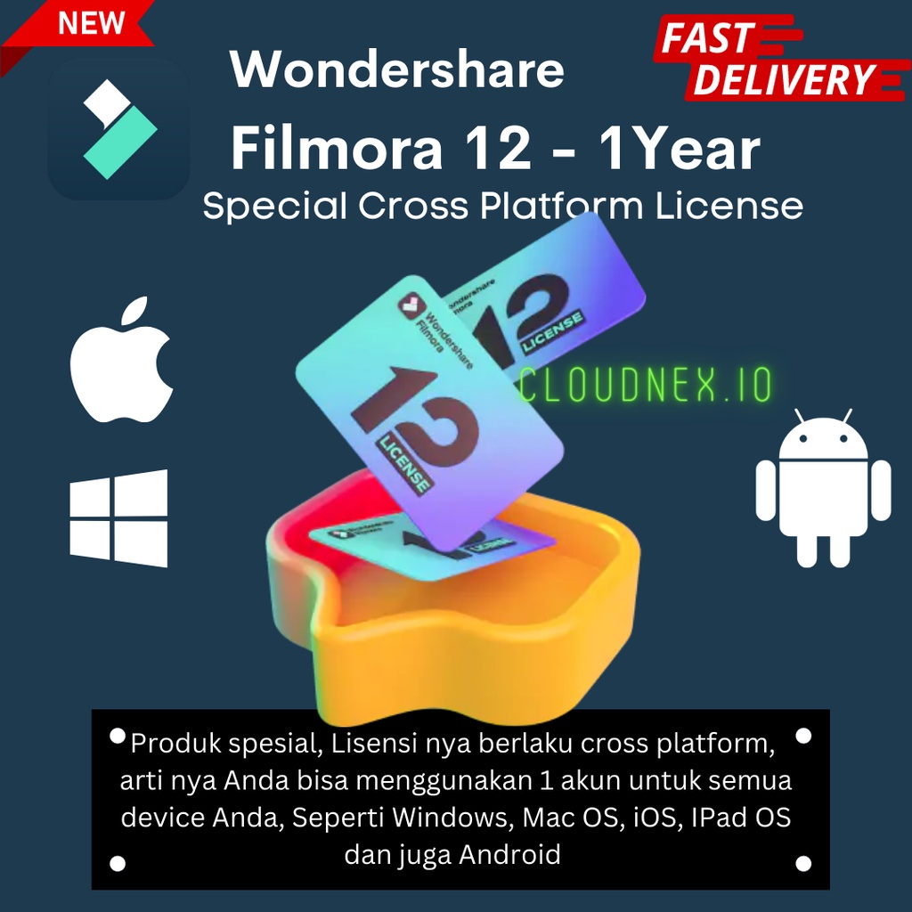 Jual Wondershare Filmora 12 Cross Platform [1Year] | Shopee Indonesia