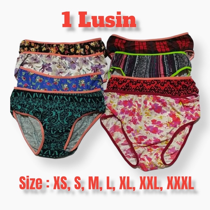 Jual 1 lusin cd wanita cangcut anak dan dewasa Remaja termurah | Shopee ...