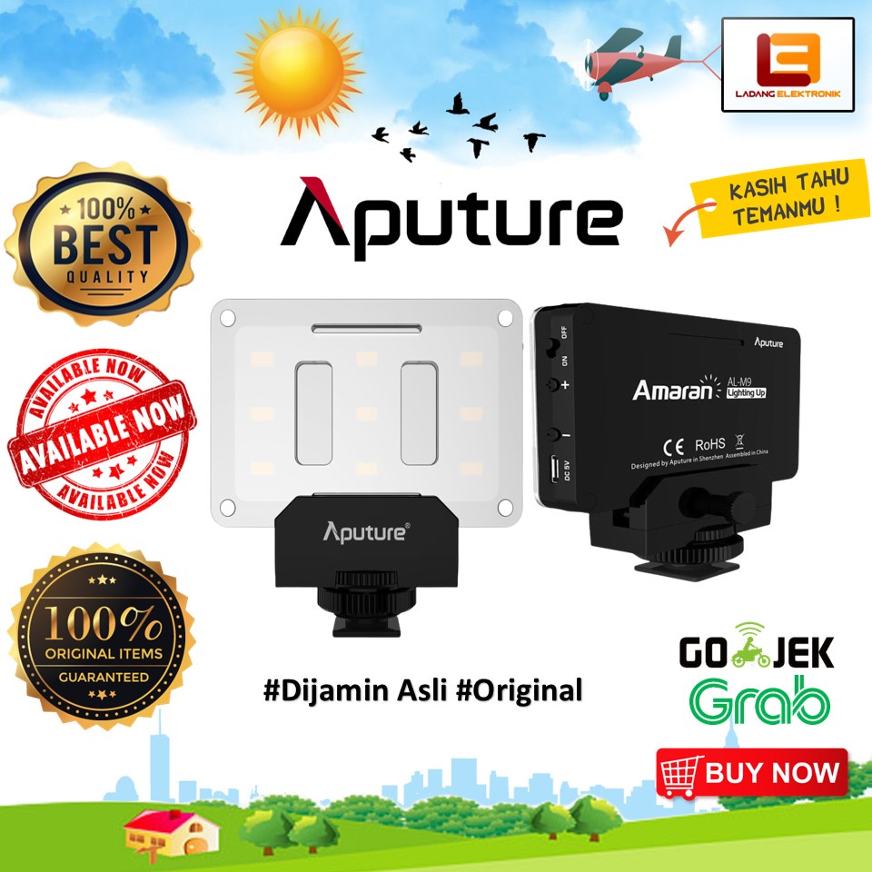 Jual APUTURE AMARAN LED AL-M9 Lighting UP AL M9 | Shopee Indonesia