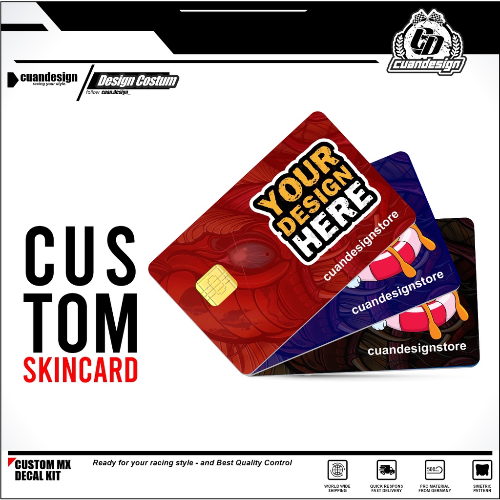 Jual CUSTOM SKIN CARD | GARSKIN / STICKER PELINDUNG KARTU ATM / DEBIT ...