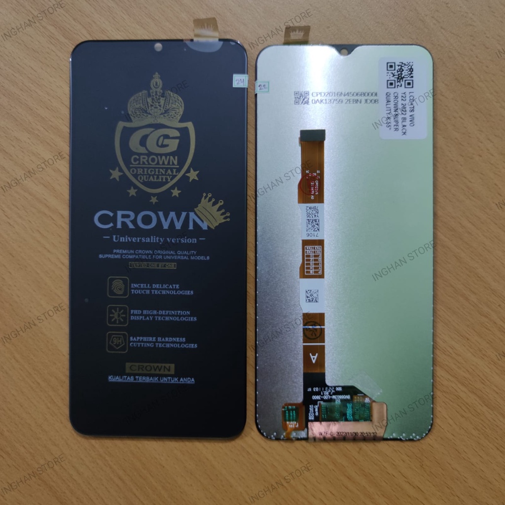 Jual LCD TOUCHSCREEN VivoY22 2022 V2207 crown super fullset | Shopee ...