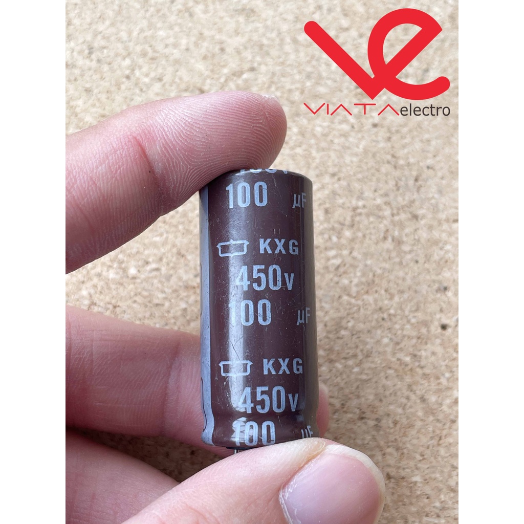 Jual KAPASITOR ELCO 100UF 450V (1 BUAH) KAPASITOR CAPACITOR ELKO KAPASITOR 100 UF 450 V ups ...