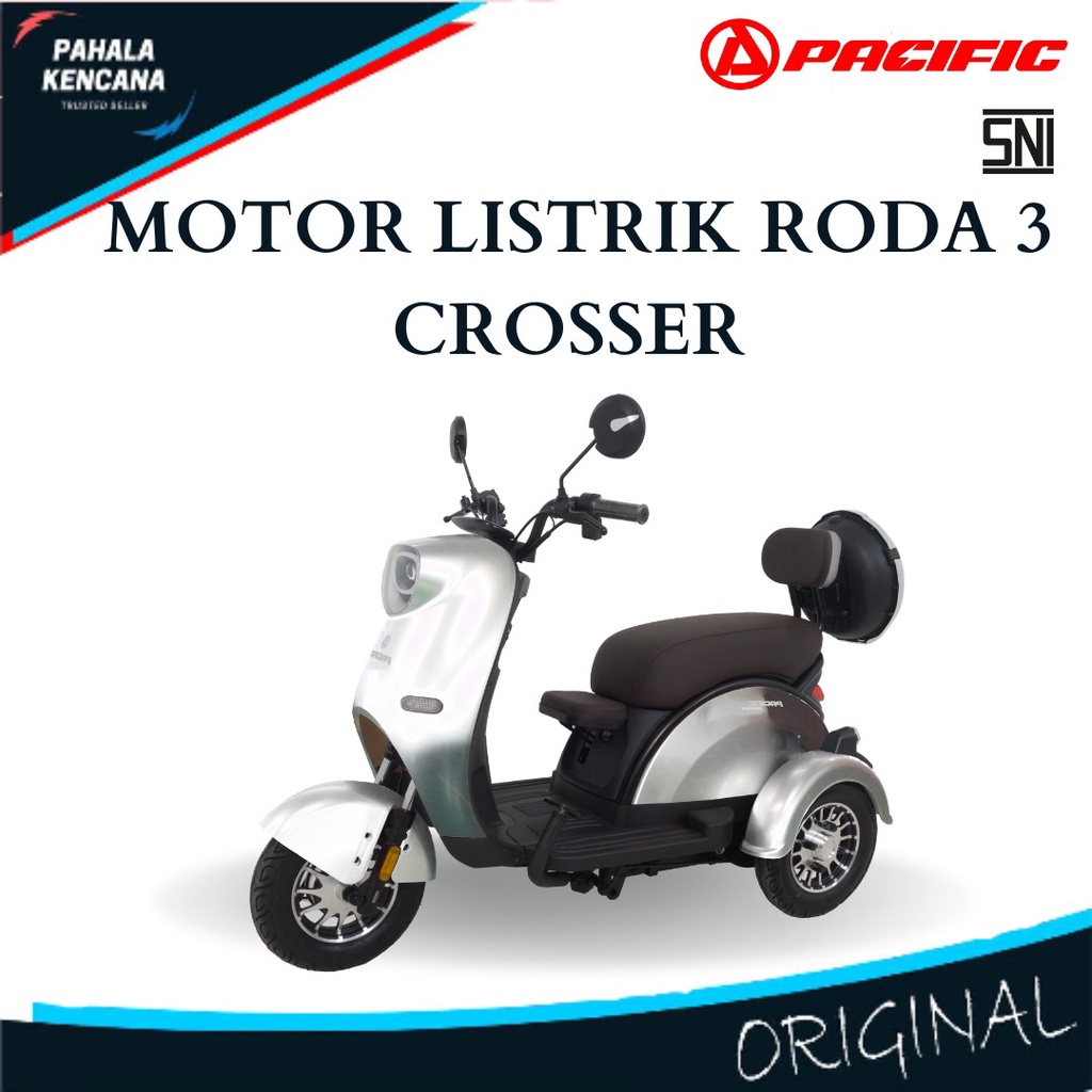Jual Sepeda Listrik Crosser Roda Tiga By Pacific | Shopee Indonesia