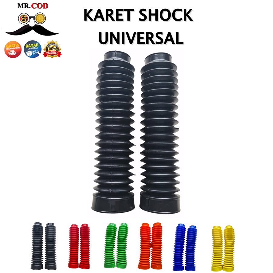 Jual KARET COVER SHOCK MOTOR TRAIL BEBEK MATIK MATIC UNIVERSAL CRF KLX ...