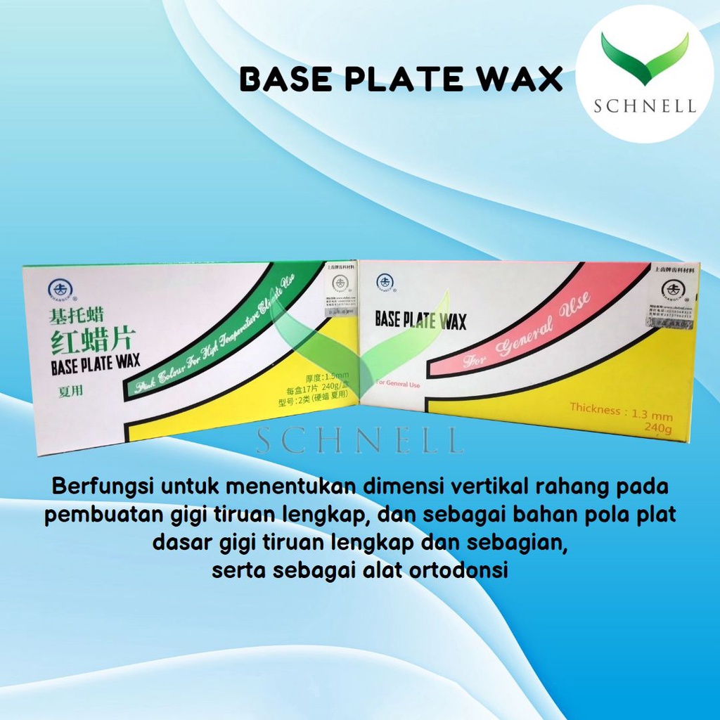 Jual Dental Wax/Base Plate Wax Model Malam / Lilin Gigi | Shopee Indonesia