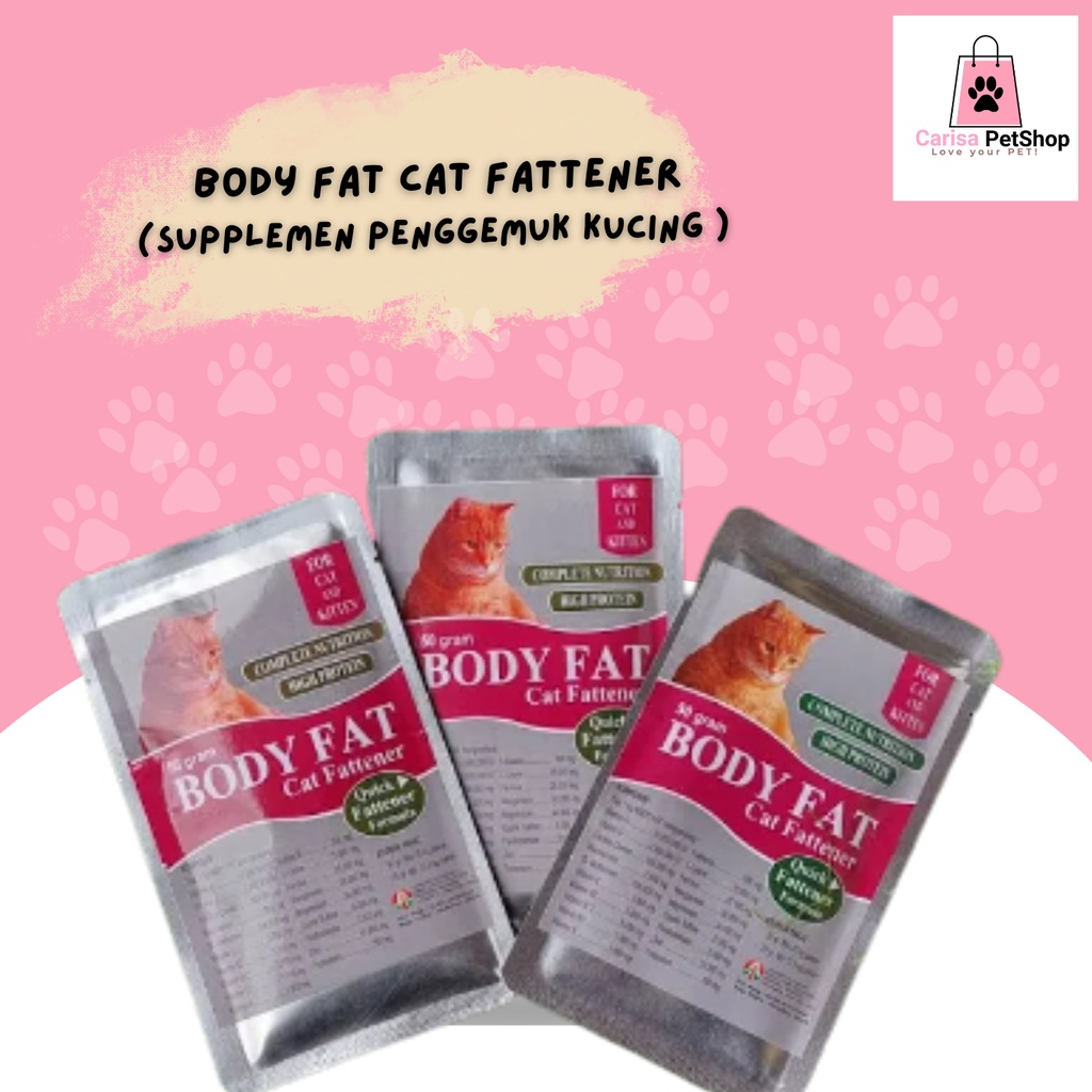 Jual body fat cat fattener penggemuk badan kucing | Shopee Indonesia