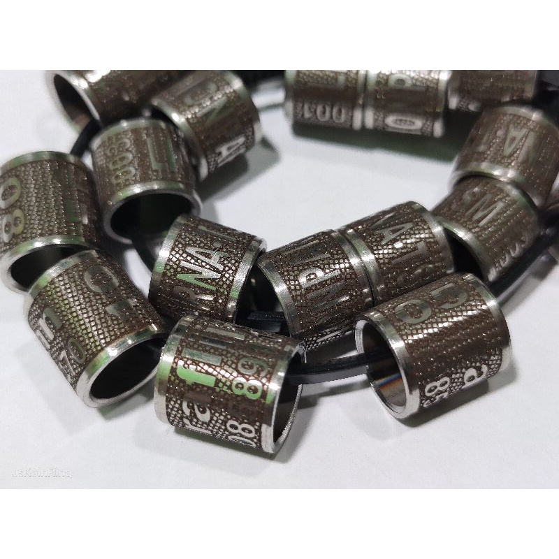 Jual isi 150RING MERPATI BAJA LASER SISIK tinggi 1 cm | Shopee Indonesia