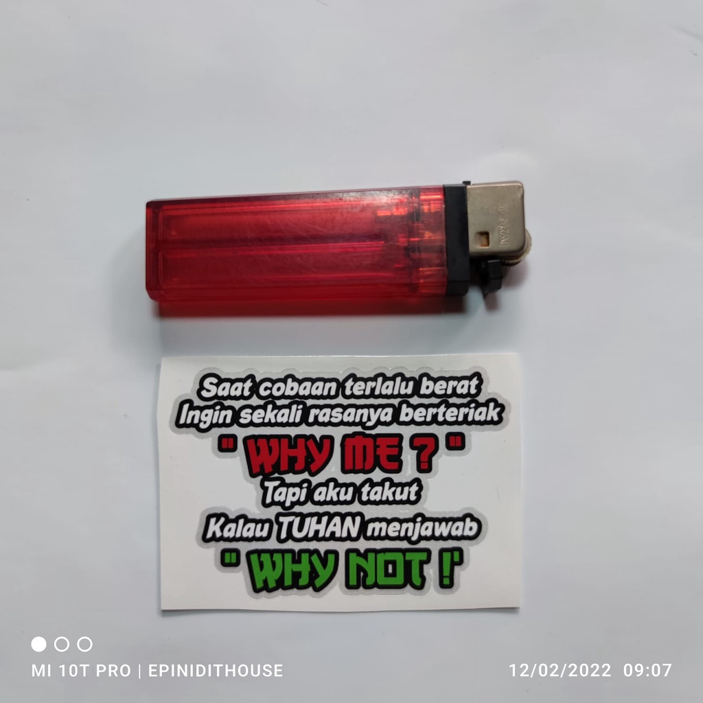 Jual Stiker Saat Cobaan Why Me Tuhan Humor Lucu Viral Motor Plesetan ...