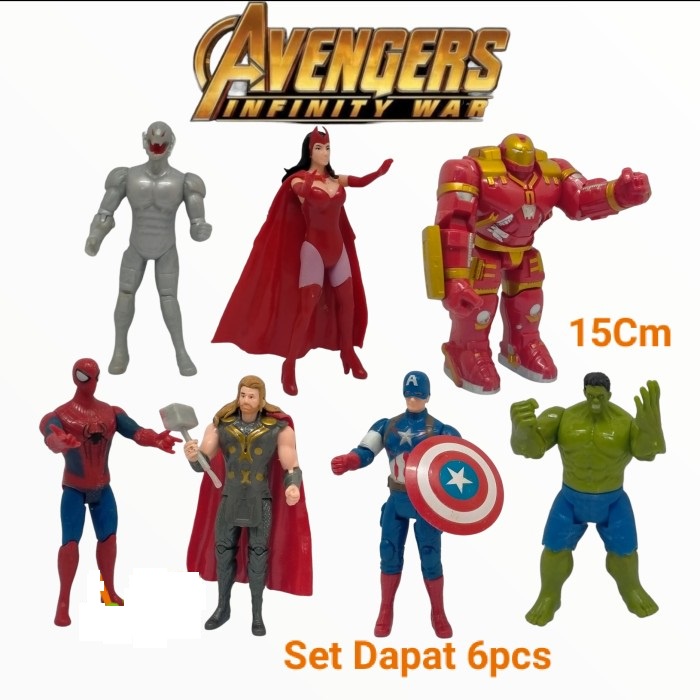 Jual Action Figure AVENGERS Infinity War Set 7pcs/Mainan | Shopee Indonesia