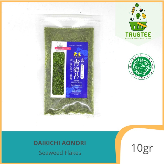 Jual Aonori Daikichi / Powdered Seaweed Flakes Bubuk Taburan Rumput Laut Halal 10gr | Shopee ...