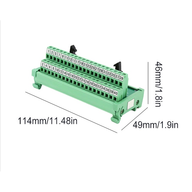 Jual Idc 40 Pin Xw2D-40G6 Terminal Block Plc Brakeout Board Interface | Shopee Indonesia