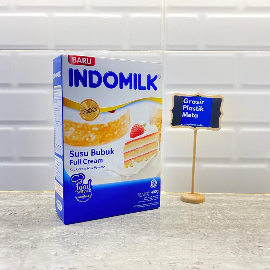 Jual INDOMILK SUSU BUBUK FULL CREAM 400GRAM EXP.MAR26 / BUBUK FULL CREAM / INDOMILK / SUSU FULL ...