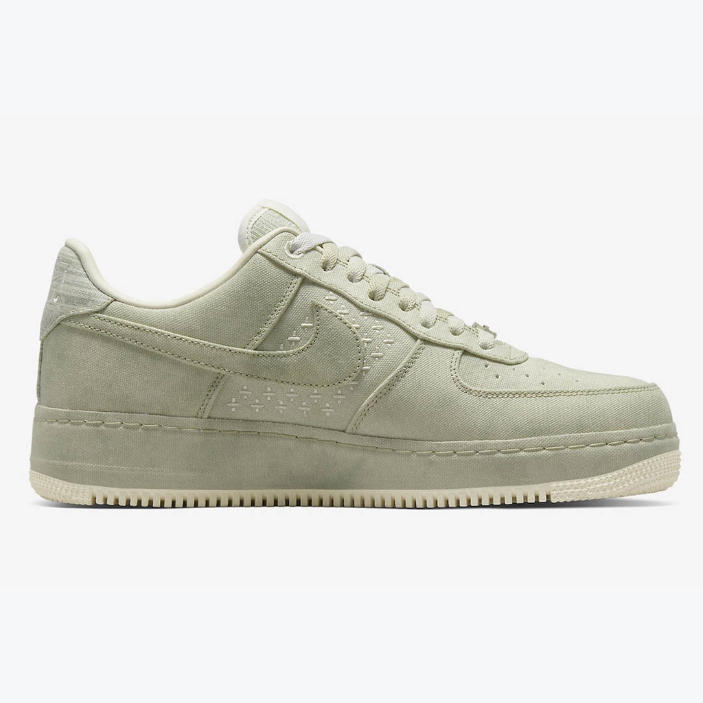 Jual Nike Air Force 1 Low NAI-KE Olive Canvas Original | Shopee Indonesia