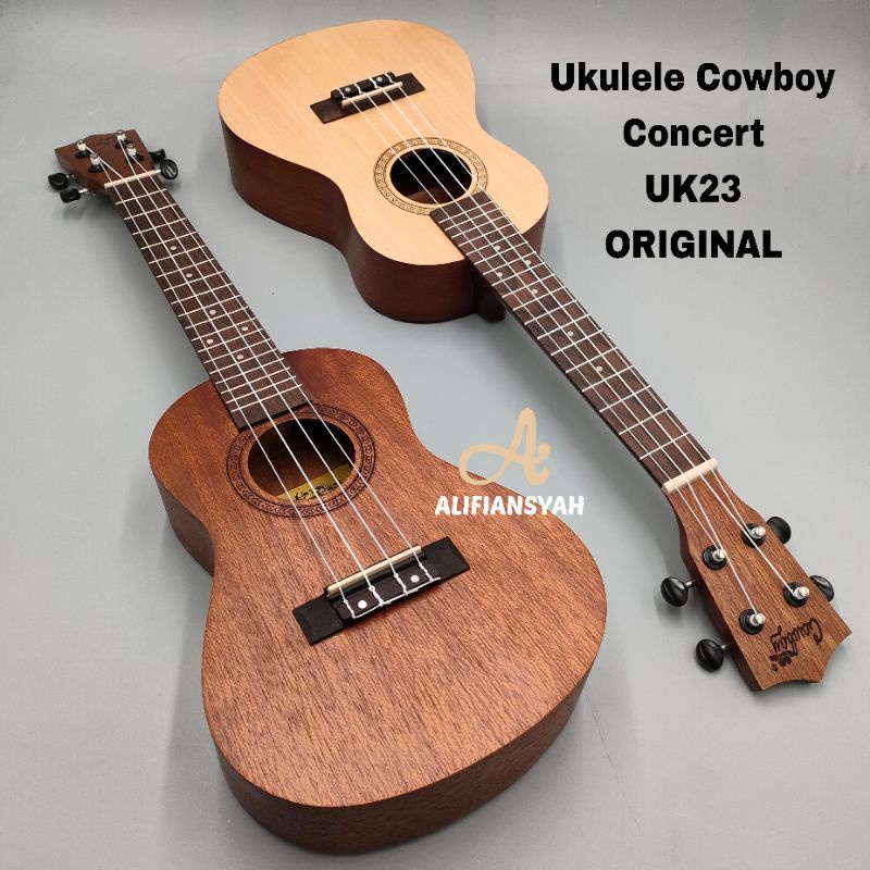 Jual ukulele cowboy concert 23 inch ukulele concerto ORIGINAL COWBOY ...