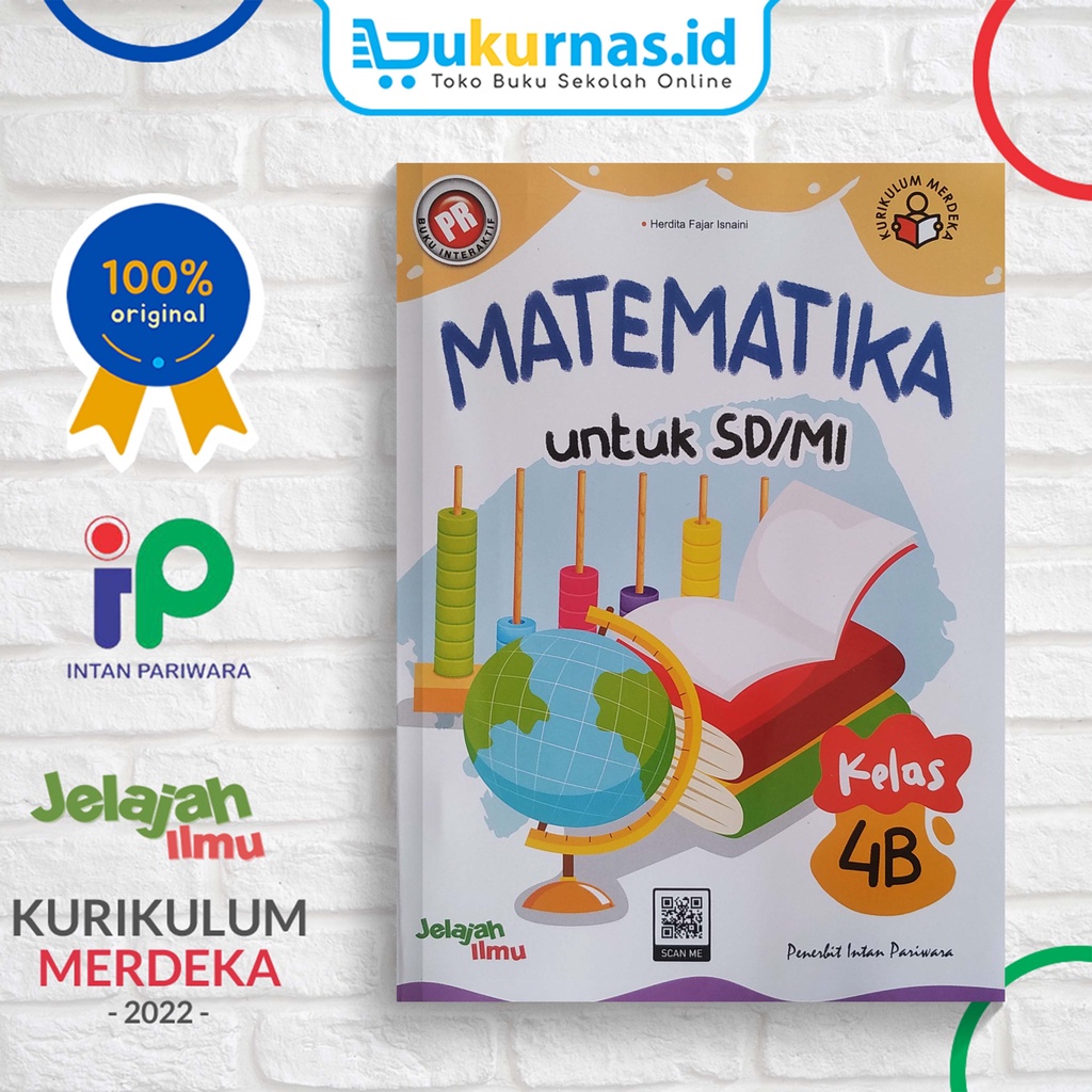 Jual Buku PR Interaktif Matematika SD/MI Kelas 4 Semester 2 - Kurikulum Merdeka Kurmer Intan ...