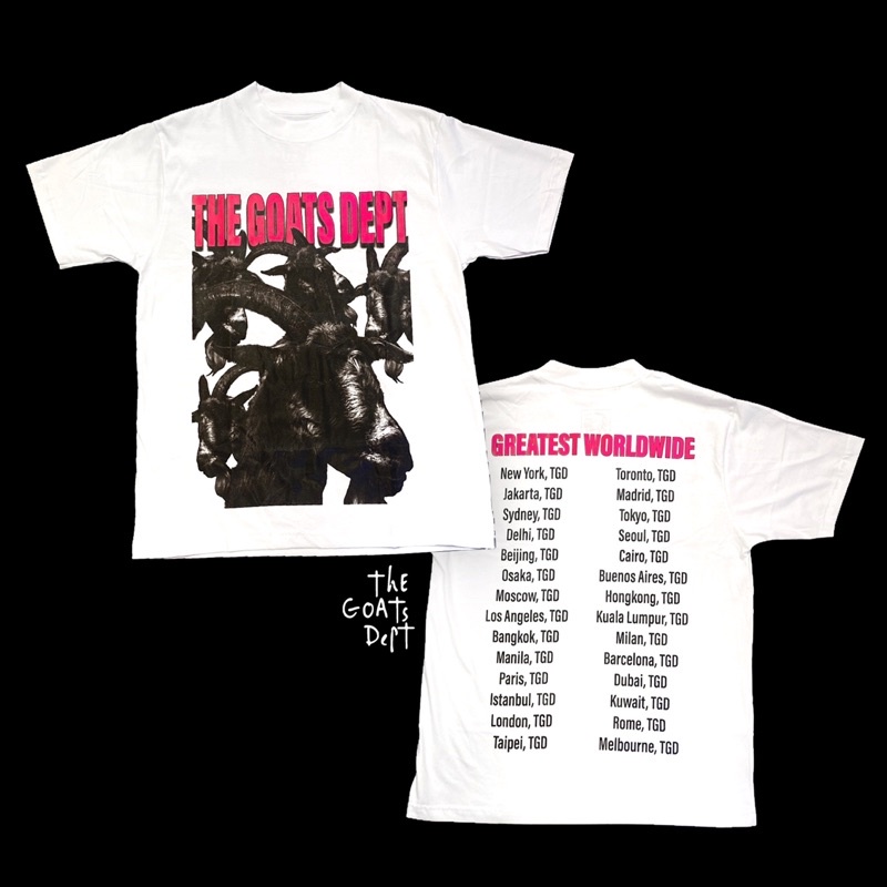 Jual The Goats Dept - Limited Black Goat T-Shirt Original - Oversized ...