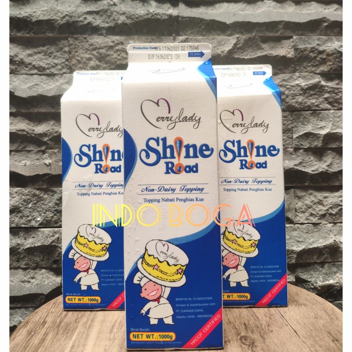 Jual Shine road non dairy whipping cream 1 kg / shineroad krim kocok ...