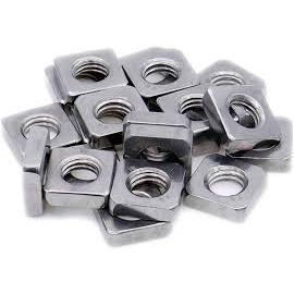 Jual Mur Kotak Square Nut 20 pcs m4 7x7x3 Stainless Steel Bentuk ...