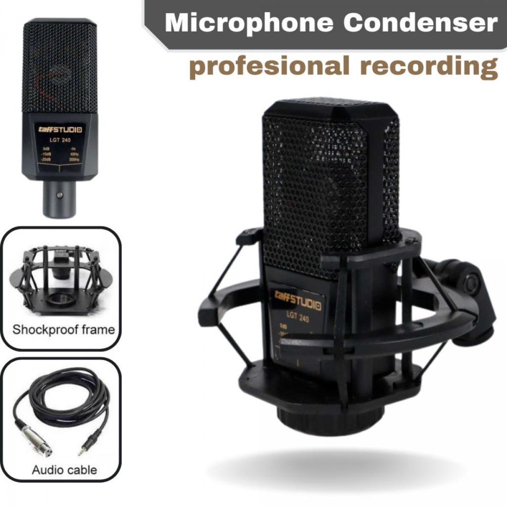 Jual Microphone Kondensor Karaoke Recording Taffstudio | Shopee Indonesia