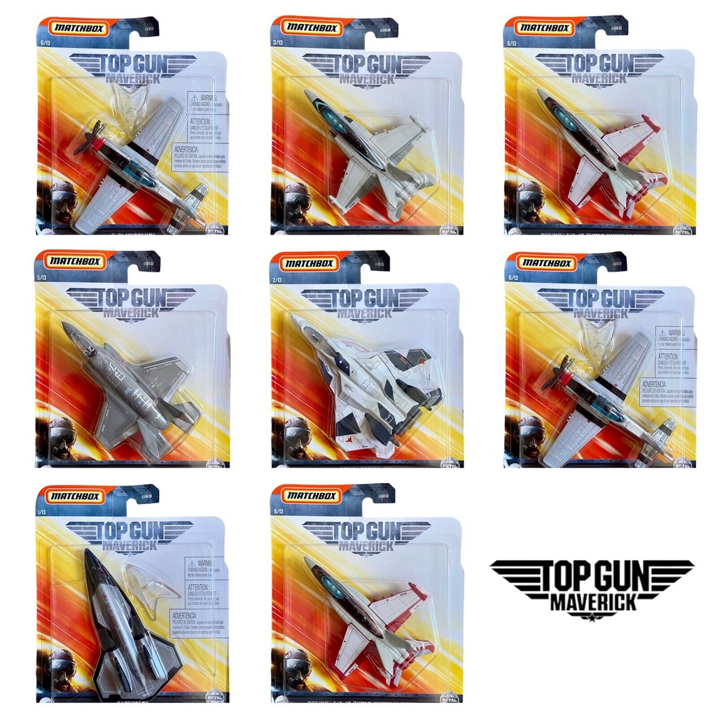 Jual Matchbox Pesawat Sky Busters P-51 Mustang Boeing F/A 18 Super Hornet Maverick F14 Tomcat ...