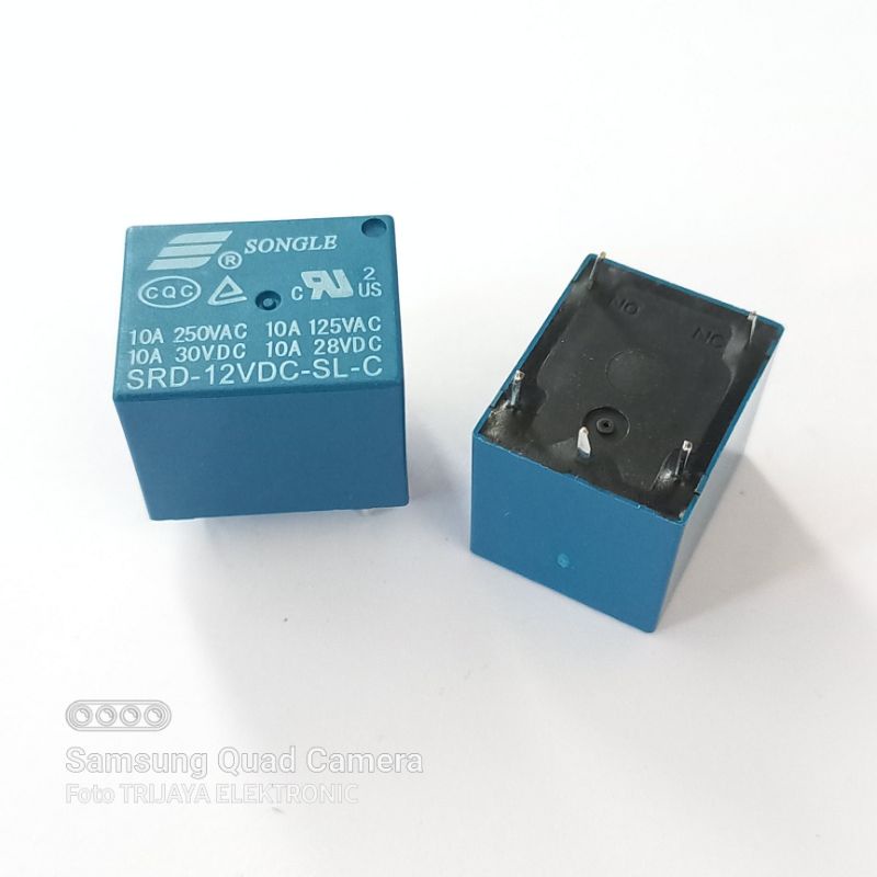 Jual Relay 5v / 12V 10A Original Songle SRD-05VDC-SL-C SRD-12VDC-SL-C 5pin T73 DC | Shopee Indonesia