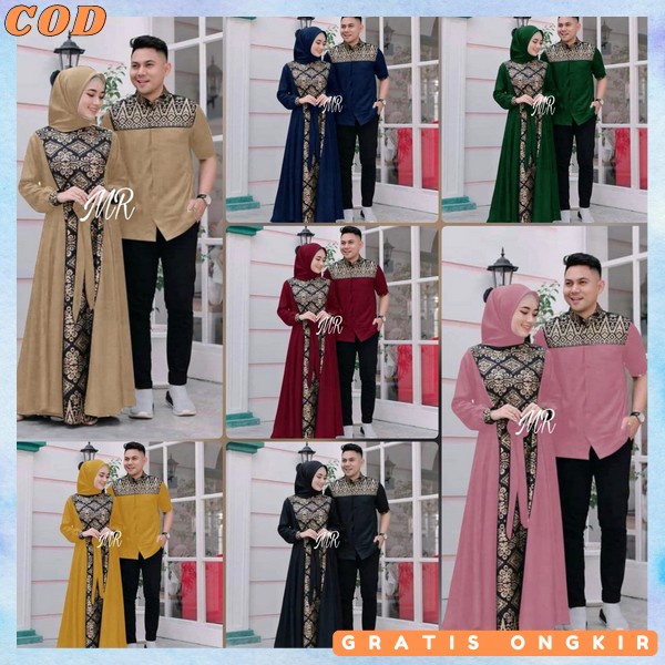 Jual Setelan Gamis Keluarga Baju Kopel Best Seller Couple Stelan Couple ...