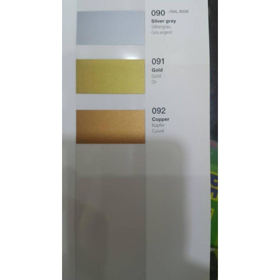 Jual Sticker Oracal 651 Doff/Matt (Silver, Gold & Copper) | Shopee ...