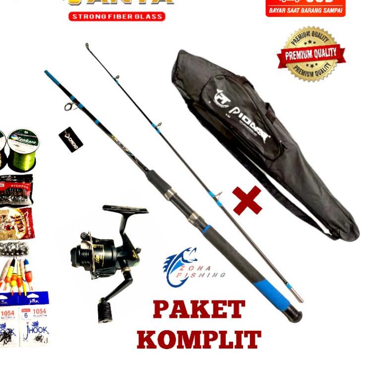 Jual Importir SET PANCING KOMPLIT Joran Reel Tas DAIDO 16 Kg MURAH + BONUS | Shopee Indonesia