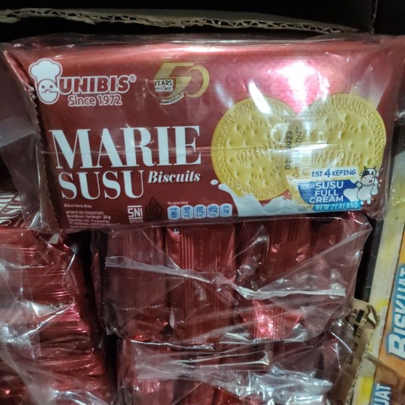 Jual unibis marie susu biscuits biskuit renteng | ATB biskuit marie ...