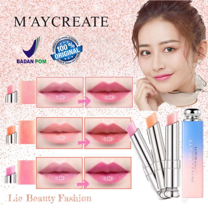 Jual Lipstik Maycreate Original BPOM Korean Style Color Changing ...