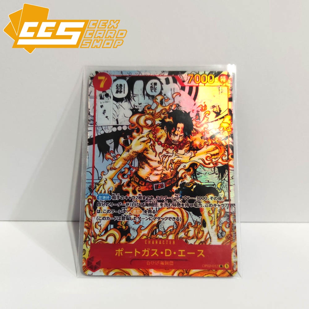 Jual Portgas D. Ace (Parallel) - SR - OP02-013 - One Piece TCG (Replica) | Shopee Indonesia