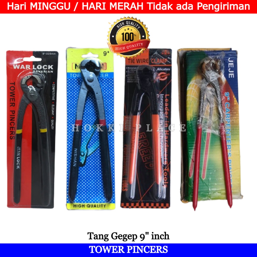 Jual Warlock Tang Gegep Catut Tang Potong Kawat 9"Inch Tang Kakak Tua ...