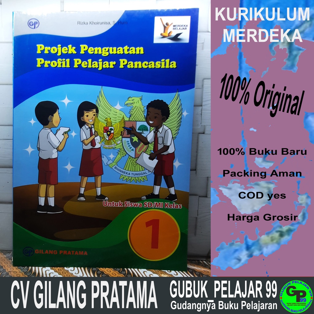 Jual Projek Penguatan Profil Pelajar Pancasila (P5) Kelas 1 SD/MI Kurikulum Merdeka GILANG ...