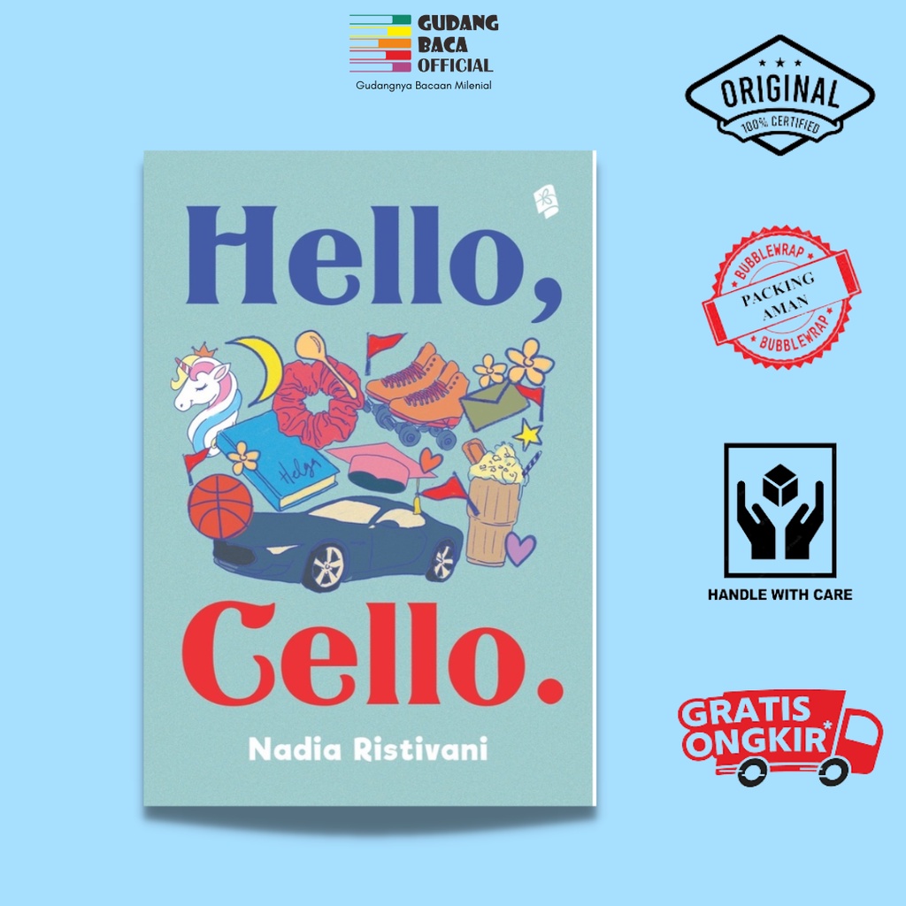 Jual Novel Hello Cello Hello, Cello. By Nadia Ristivani | Shopee Indonesia