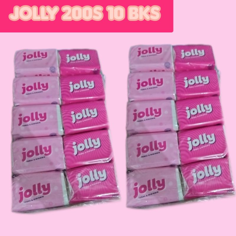 Jual Tissue Makan, Tissue Jolly Pop up 200s isi 10 | Shopee Indonesia