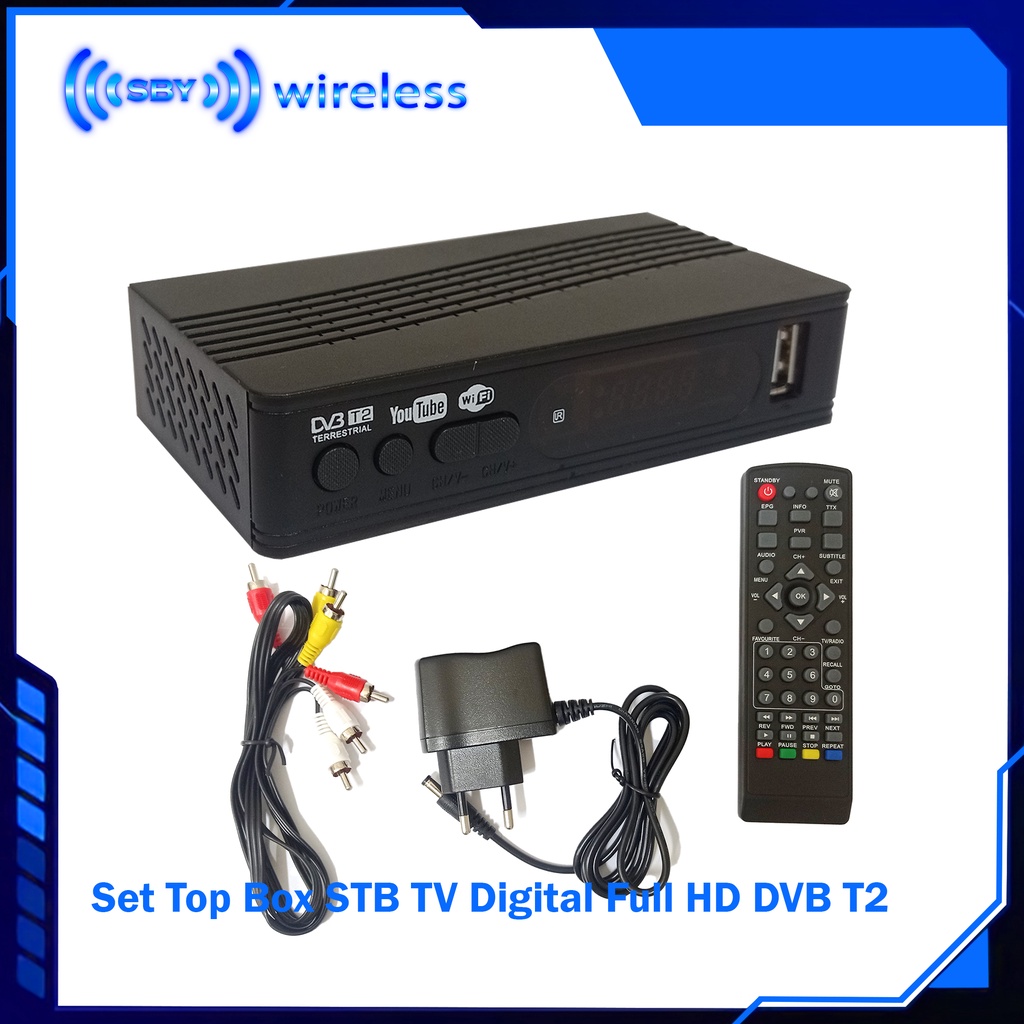 Jual Set Top Box STB TV Digital Full HD DVB T2 | Shopee Indonesia