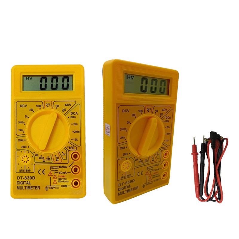 Jual Multimeter DT830 / DT-830B Model Avometer Multitester Digital ...