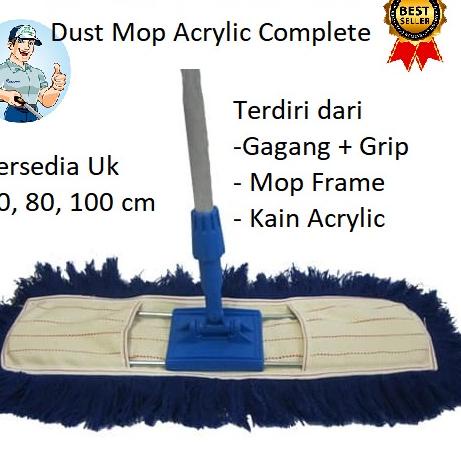 Jual Koleksi Terbaru.. Dust Mop Acrylic 80 Cm Complete | Shopee Indonesia