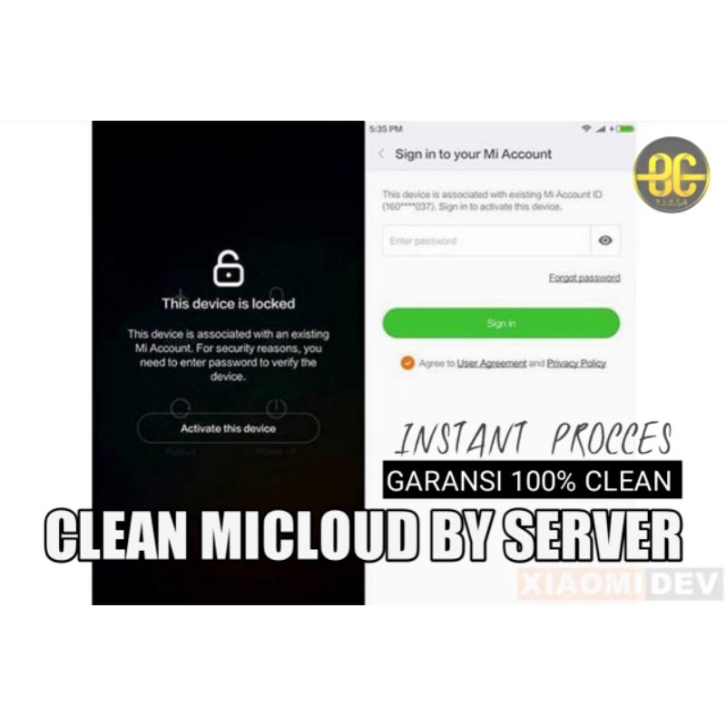 Jual CLEAN Micloud Xiaomi By Server | Mi Account All Devices Mi/Xiaomi ...