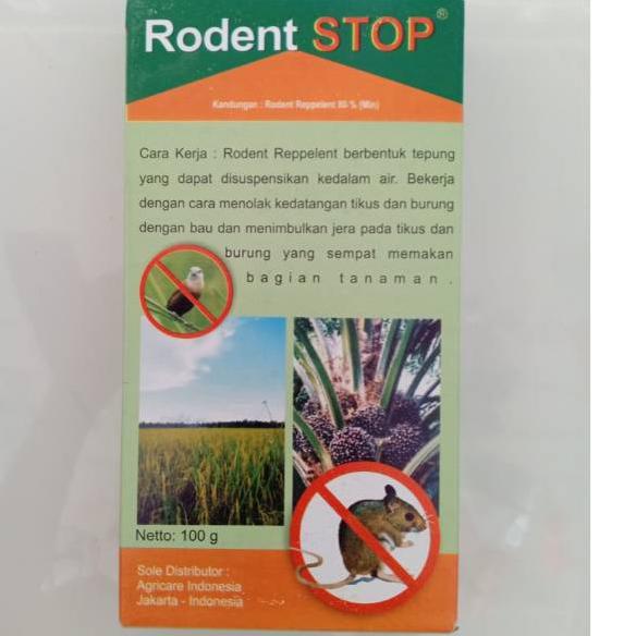Jual Super Unik Rodent stop, rodentisida pengusir tikus dan burung 100g ...