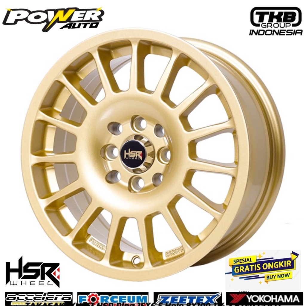 Jual VELG PELEK RACING RING 15 WARNA GOLD AGYA/COROLA/CITY VTI VELG HSR ...