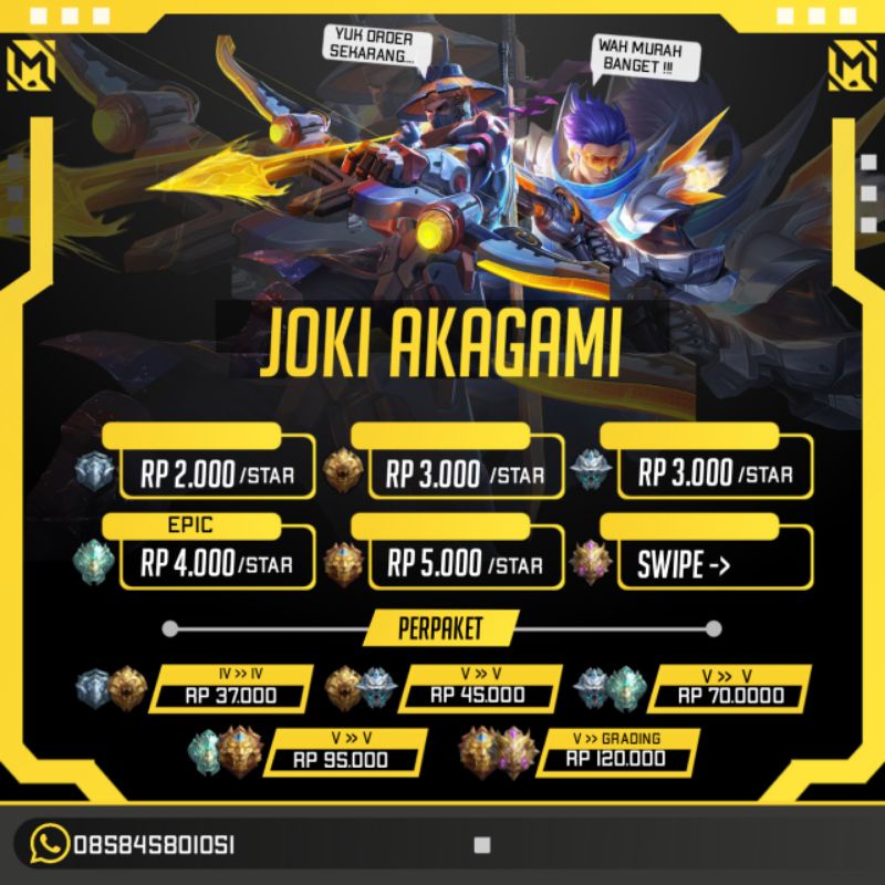 Jual poster rank ml akhir season | Shopee Indonesia