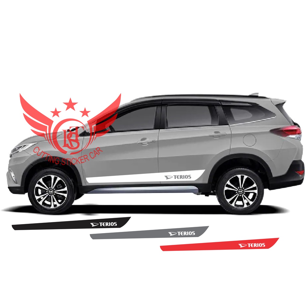 Jual stiker sticker list mobil terios cutting sticker mobil terios ...