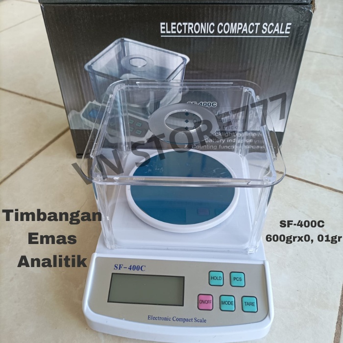 Jual Timbangan digital compact scale SF- 400C kapasitas 600 gram X 0,01 gram ( analitik ...