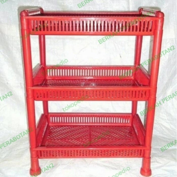 Jual PROMO RAK PLASTIK VINCO JUMBO/ RAK SUSUN 3 BESAR/ RAK SUSUN 3 ...