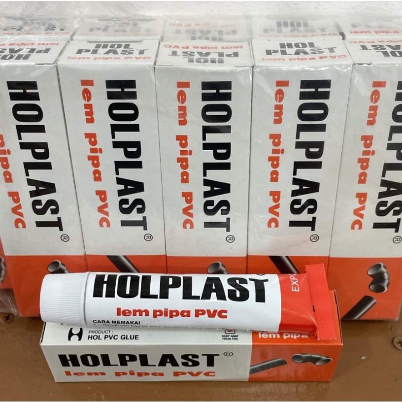 Jual Lem Pipa PVC Holplast Tube / Lem Paralon PVC / Lem Pralon | Shopee ...