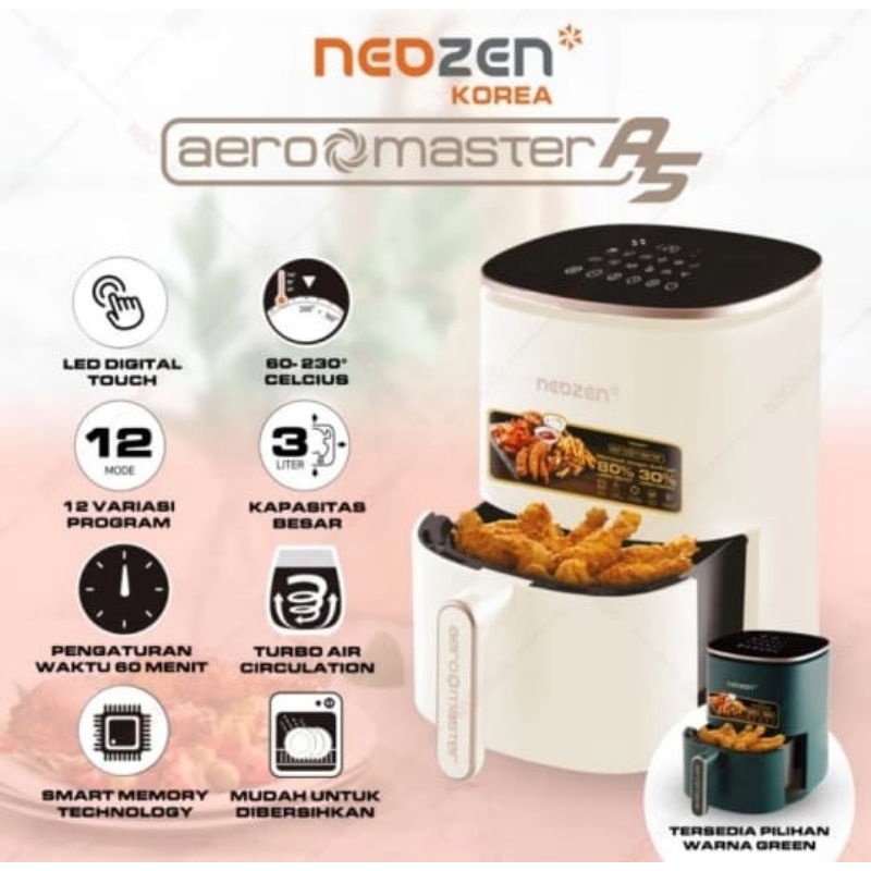 Jual NeoZen Air Fryer Aeromaster A5 | Shopee Indonesia