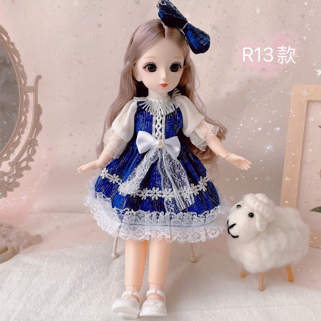 Jual Mainan Anak Boneka BJD Doll 30cm Cute DIY Girls Gift Princess ...
