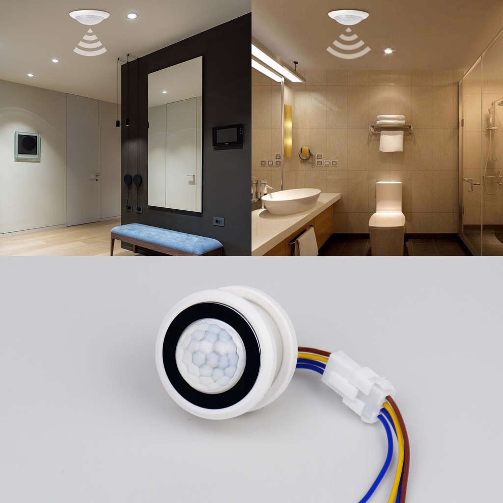 Jual Saklar Lampu Sensor Gerak Pir Switch Otomatis Motion Detector