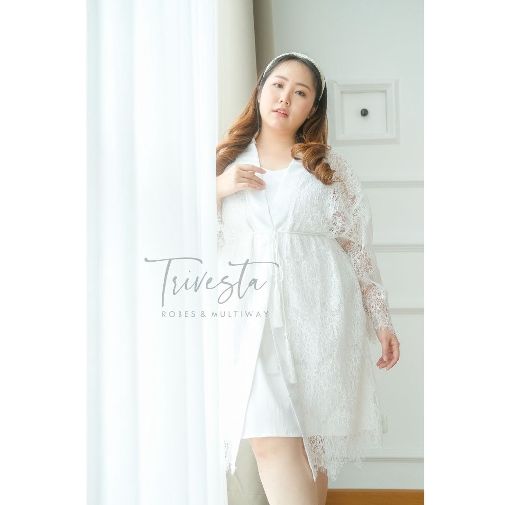 Jual Trivesta Robes - [Big Size] Milaca Robe- Fae Collection- Kimono ...